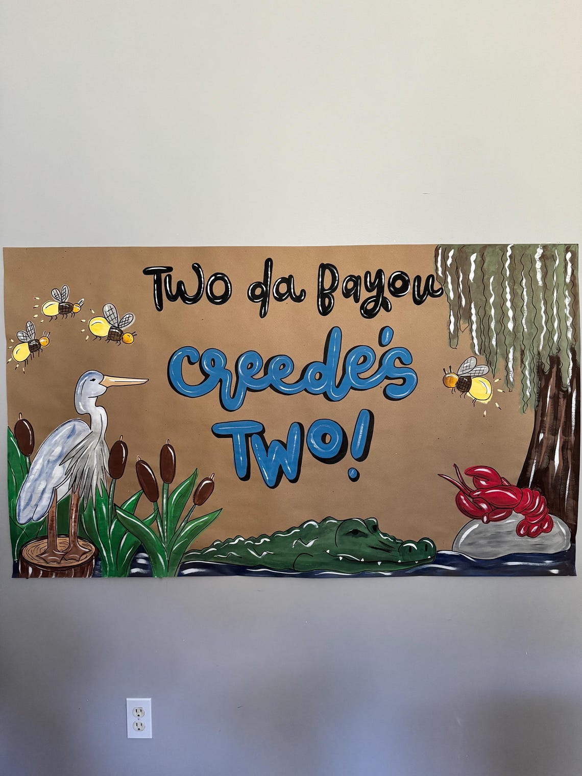 Hand Painted Classroom Banner- Brown Paper Banner- Custom Decor ...