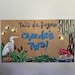 Hand Painted Classroom Banner- Brown Paper Banner- Custom Decor ...
