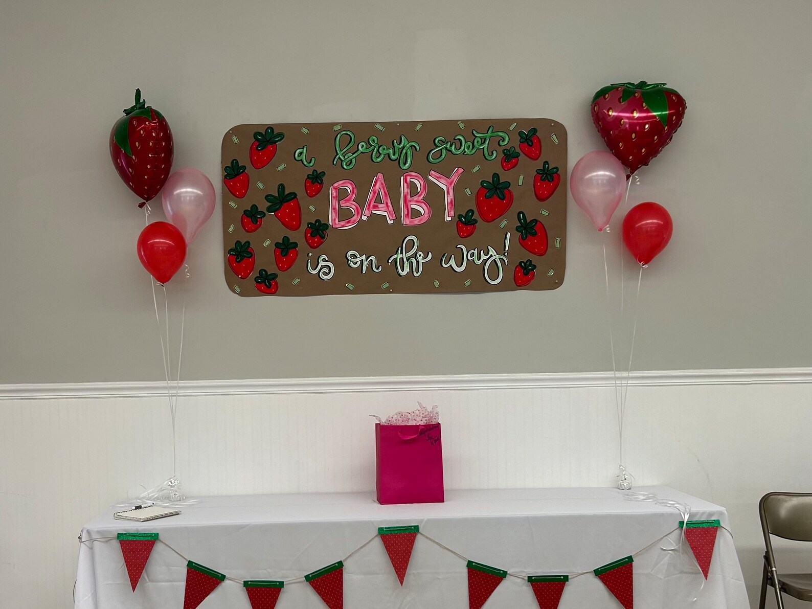 Hand Painted Custom Birthday Sign Brown Paper Banner Custom Decor ...