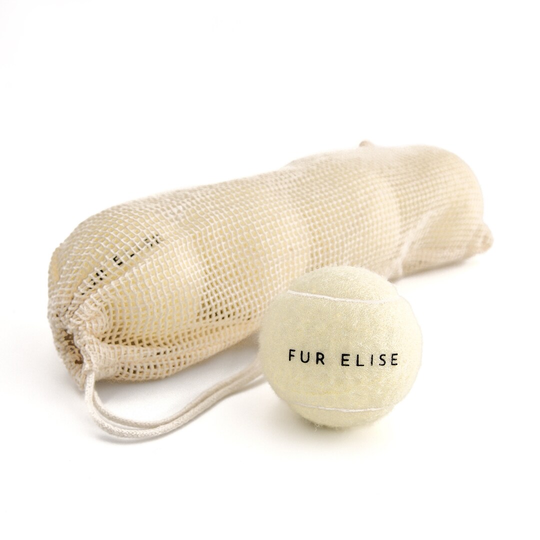 So Fetch Tennis Ball Bundle Bone Ivory Beige, Dog Toy, Pet-friendly ...