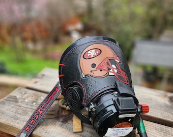 Personalized Firefighter SCBA Leather Mask Cover for MSA G1 Mask ...