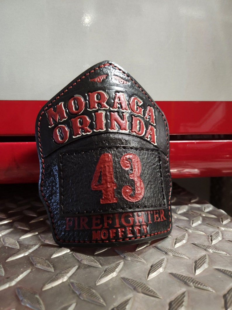 Leather Firefighter Helmet Shield - Etsy