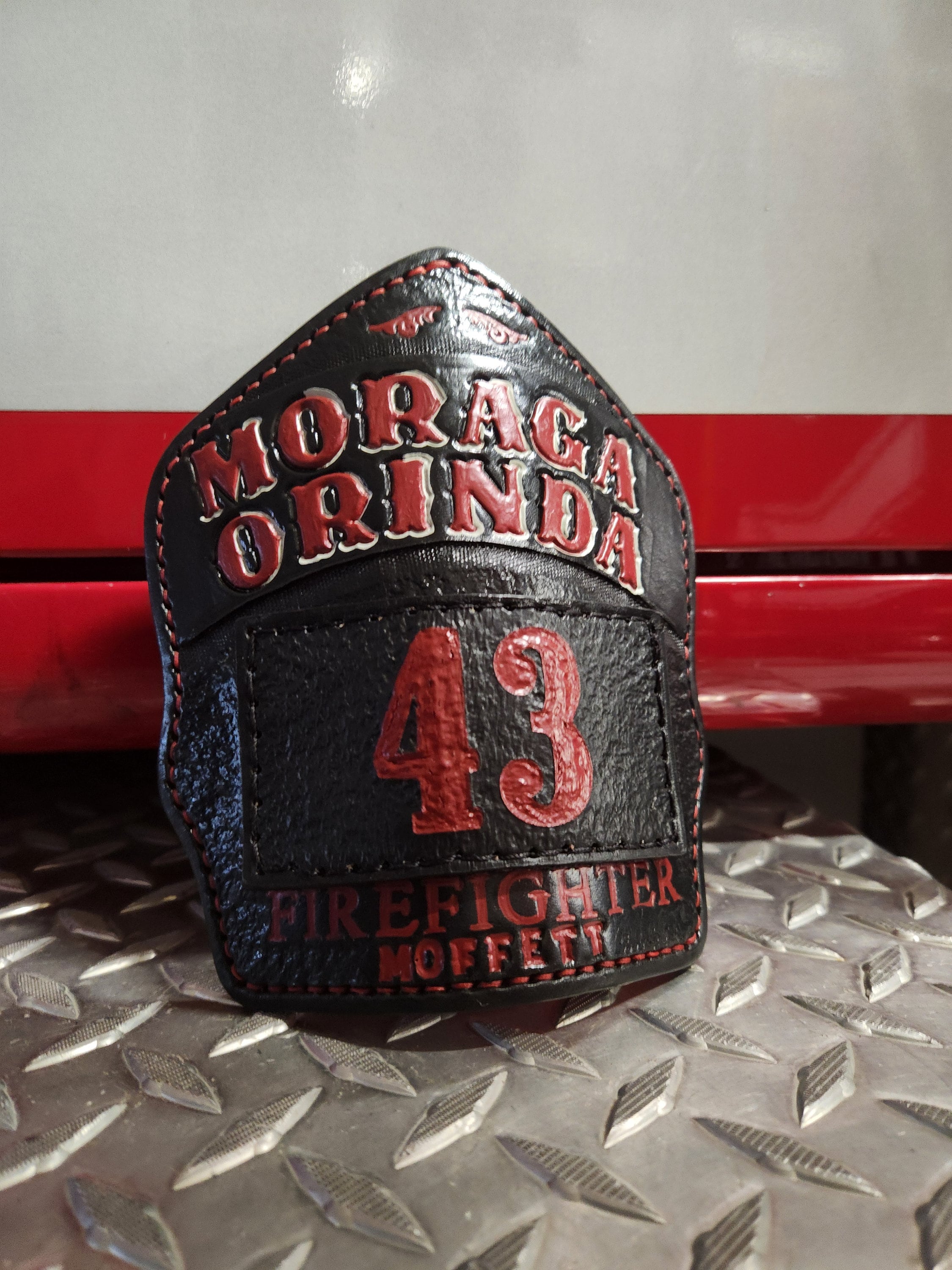 Leather Firefighter Helmet Shield - Etsy