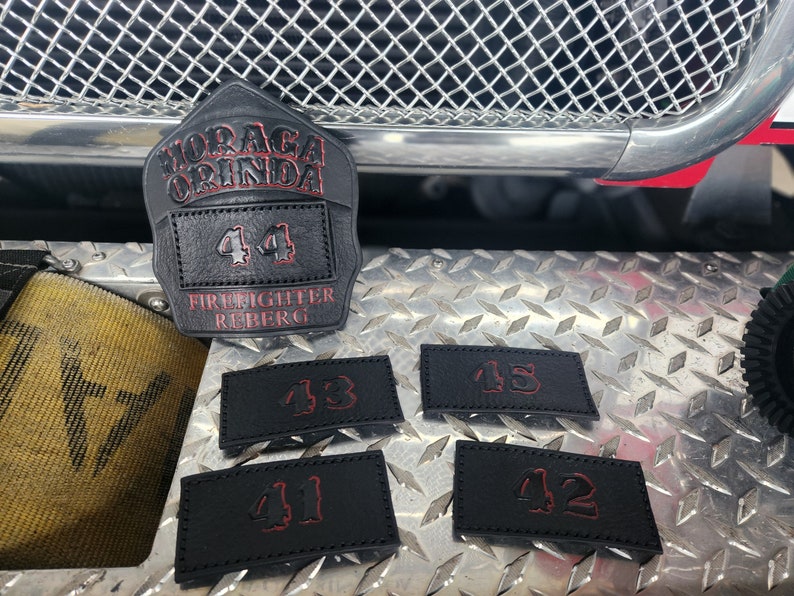 Leather Firefighter Helmet Shield - Etsy