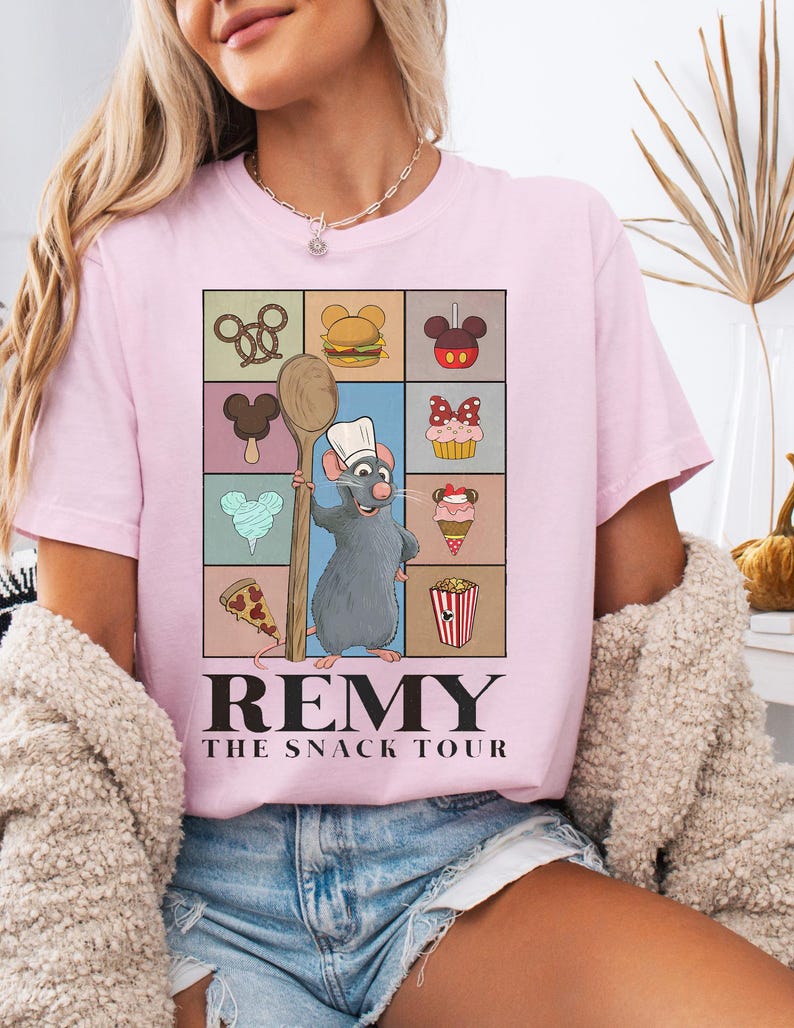 Remy's Snack Tour T-shirt - Etsy