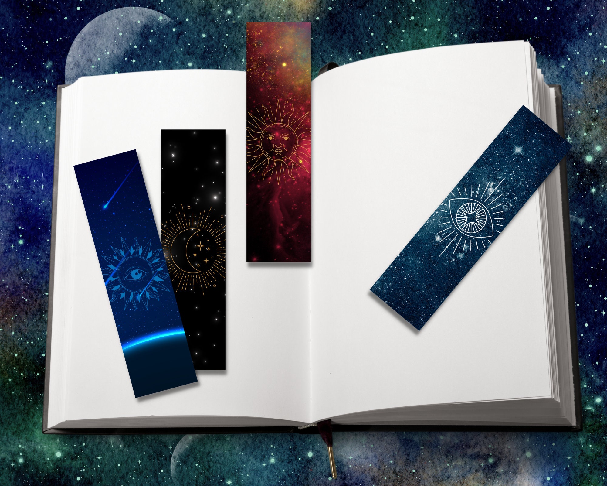 Printable Solar System Bookmarks - Etsy