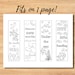 Coloring Bookmarks Printable | Ocean Bookmarks for Kids - Etsy