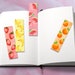Watercolor Fruit Printable Bookmarks Set of 4: Strawberries, Bananas ...