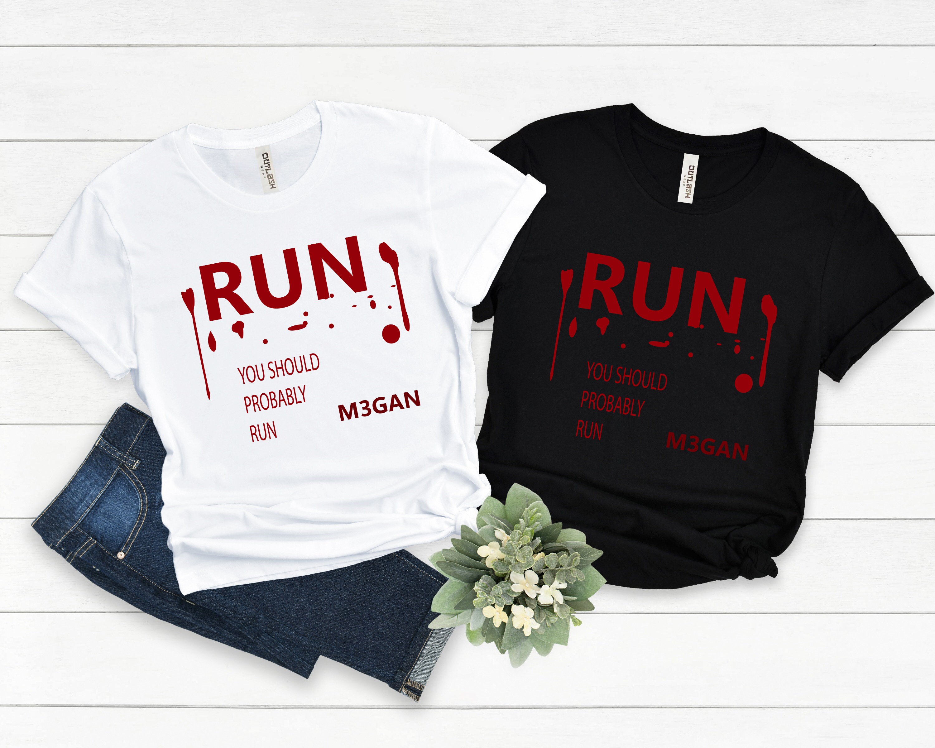 M3gan Movie Shirt M3gan You Should Probably Run Tshirt Scary Movie Megan