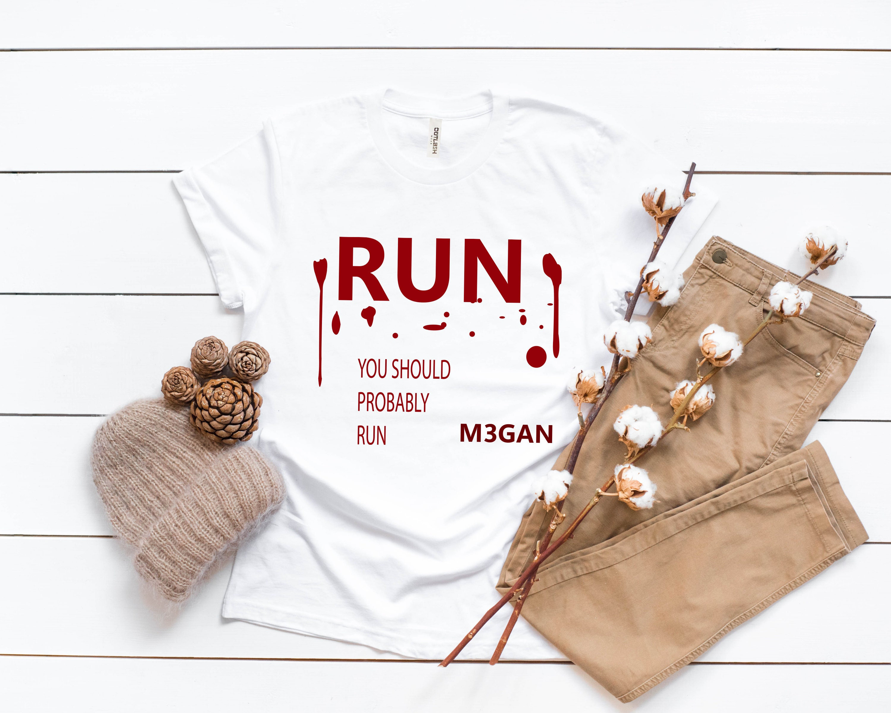 M3gan Movie Shirt M3gan You Should Probably Run Tshirt Scary Movie Megan
