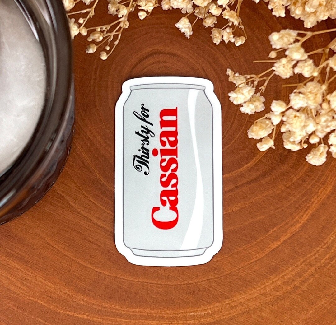 Cassian Soda Sticker/ ACOTAR/ Bookish Sticker/ Kindle Sticker - Etsy