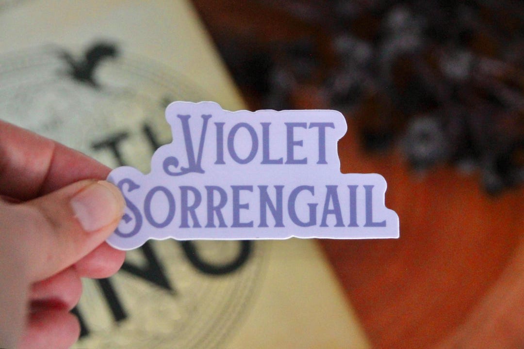Fourth Wing Violet Sorrengail Vinyl Sticker/ Fourth Wing Sticker ...
