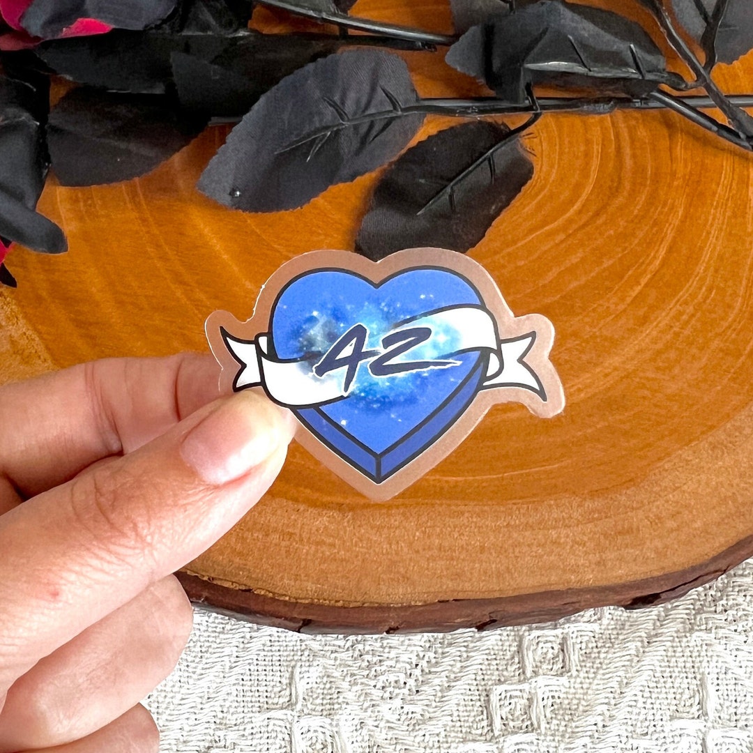 ACOTAR Az Heart Clear Vinyl Sticker/ ACOMAF Sticker/ Azriel/ - Etsy