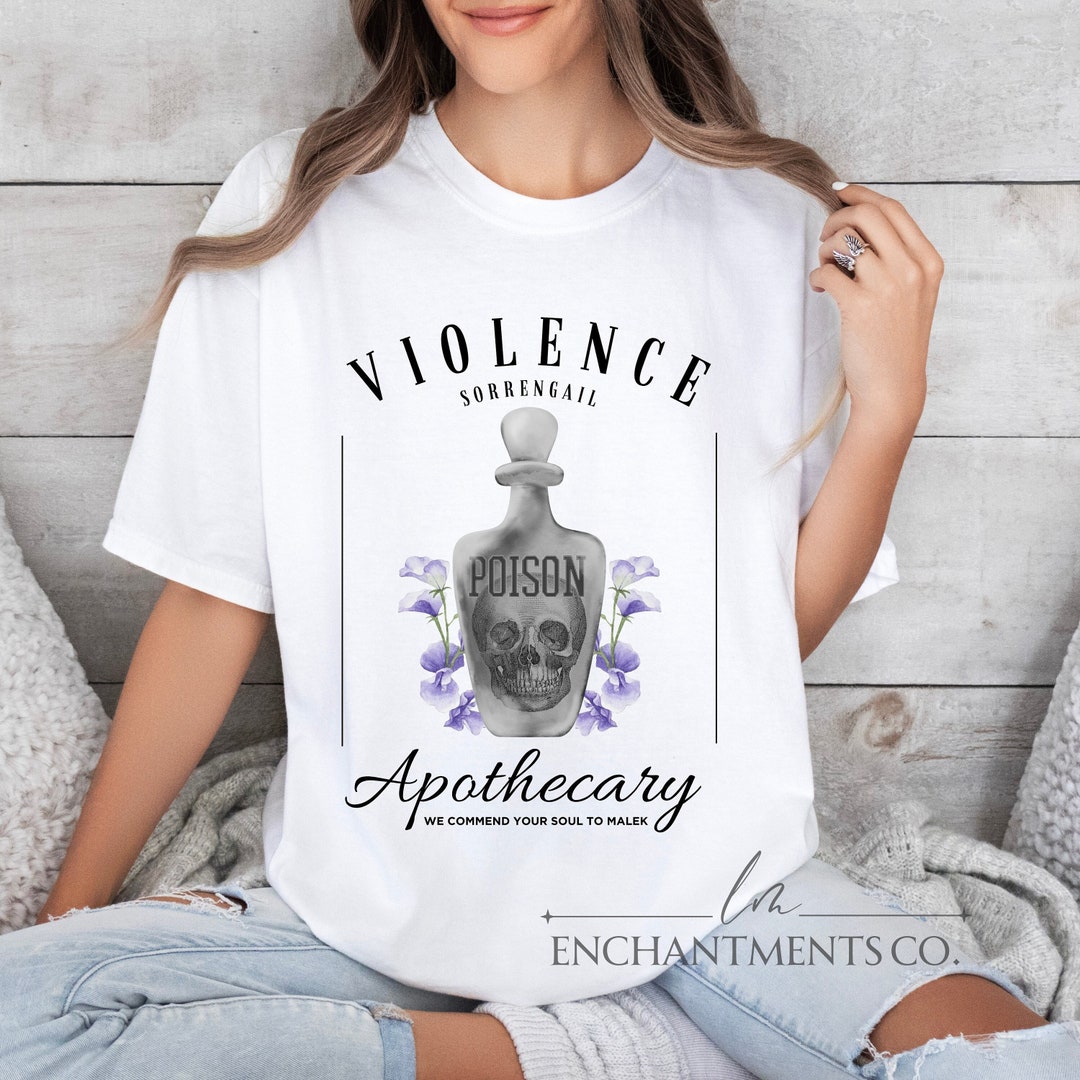 Violence Apothecary Unisex Garment-dyed T-shirt/ Fourth Wing T-shirt ...