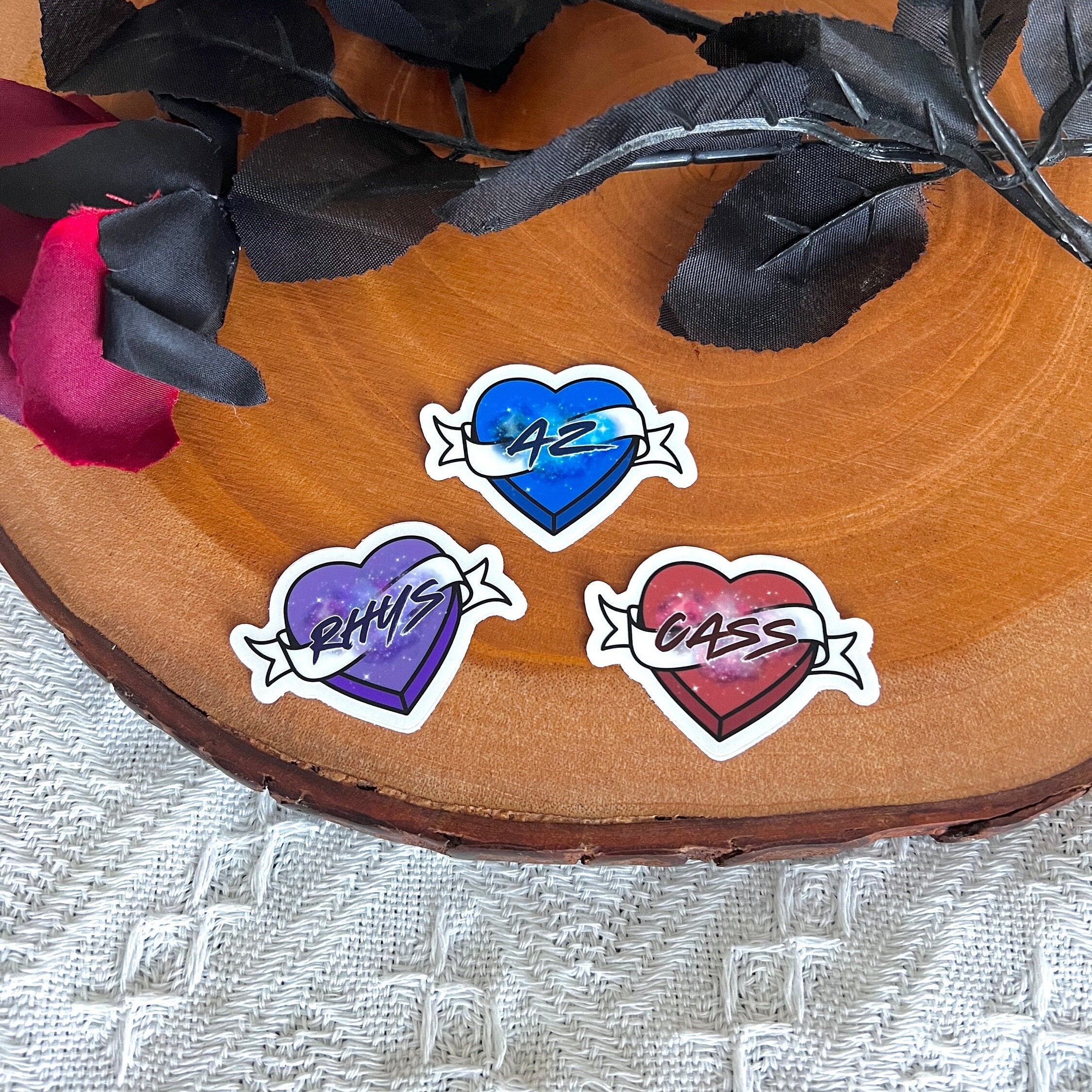ACOTAR Az Heart Clear Vinyl Sticker/ ACOMAF Sticker/ Azriel/ - Etsy