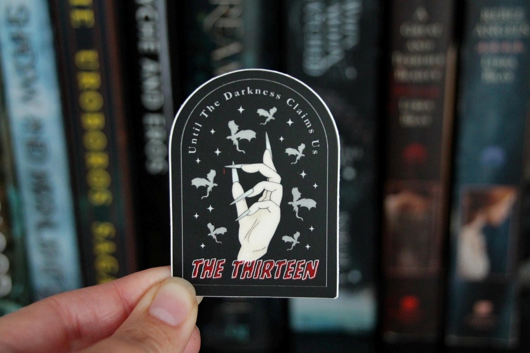 Throne of Glass the Thirteen Vinyl Sticker (large Size)/ TOG Sticker ...