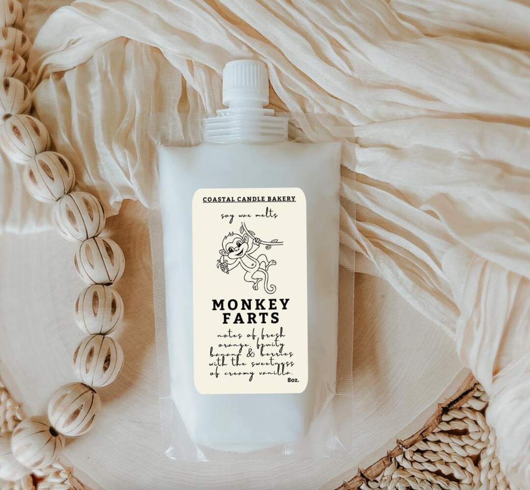 MONKEY FARTS | Squeezable Wax Melt | Bakery Scented Wax | Wickless ...
