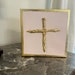 Hand Painted Textured Gold Leaf Cross Christian Gifts - Etsy