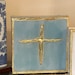 Hand Painted Textured Gold Leaf Cross Christian Gifts - Etsy