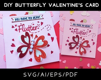 You Make My Heart Flutter Cards - Etsy