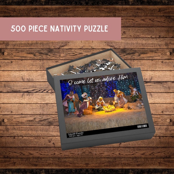 Nativity Puzzle - Etsy