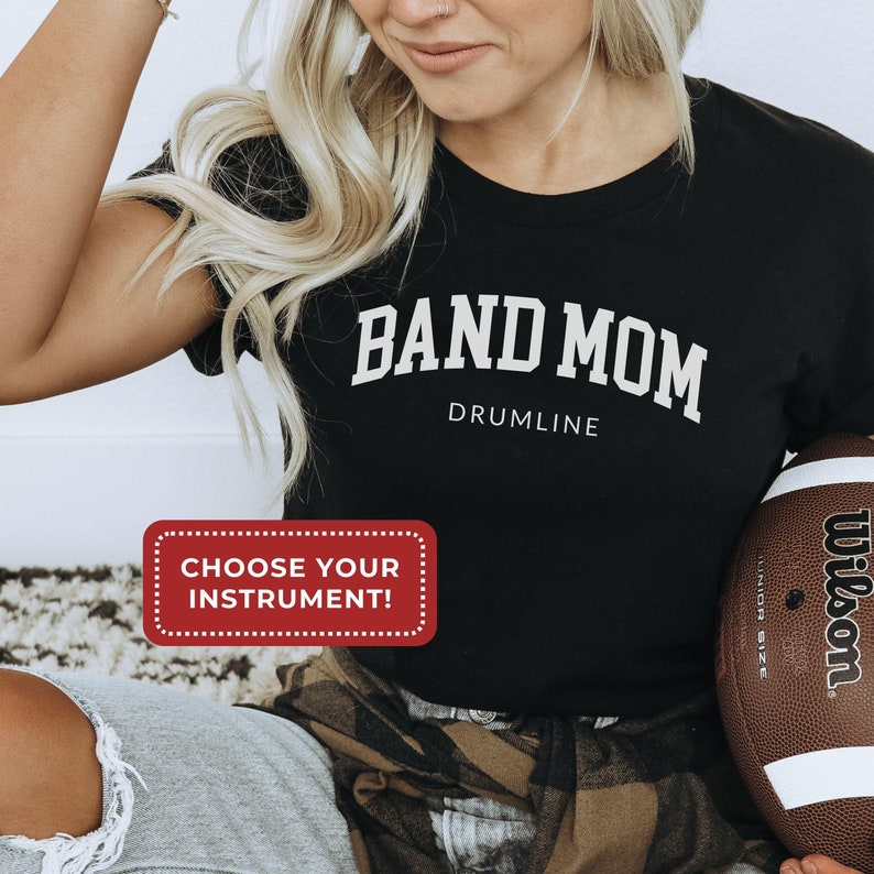 Personalized Band Mom Shirt, Custom Band Mom Tee, Band Parent Gift ...