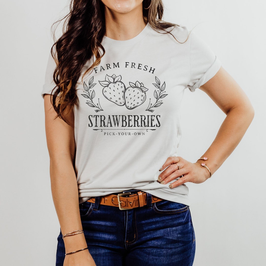Strawberry Tshirt Strawberry Lovers Strawberry Shirt Strawberry ...