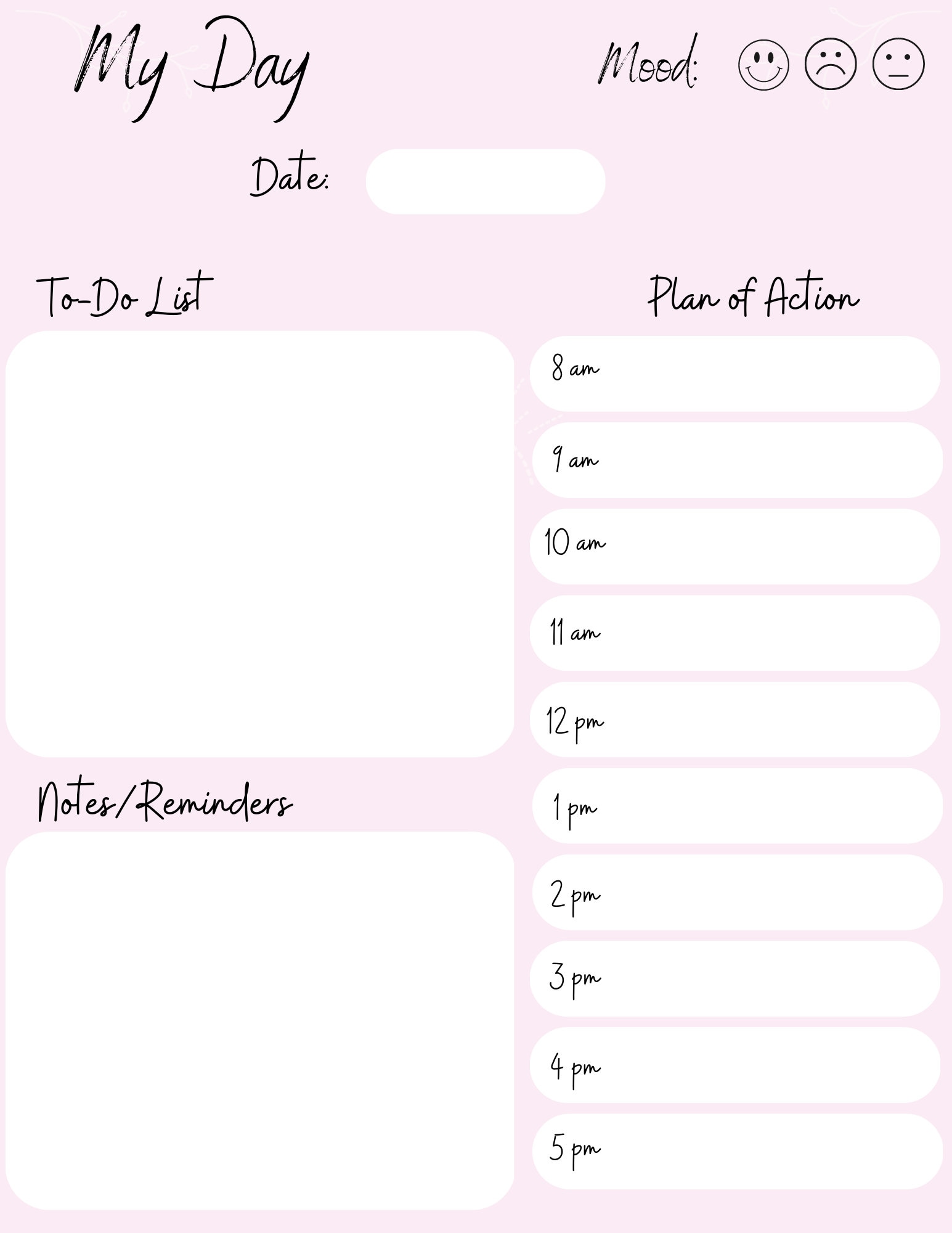 2023 Student Planner - Digital Download - Class Schedule - Study Guide ...