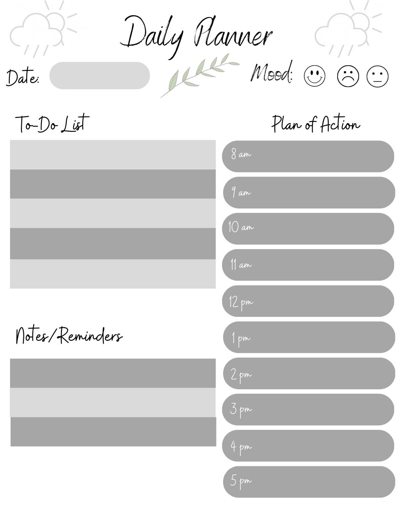 Daily Digital Planner - Etsy