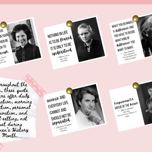 Womens History Month Posters, Bulletin Board, Womens History Month ...