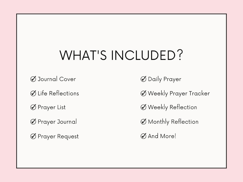 Prayer Journal Printable | Bible Study Guide | Gratitude Journal ...