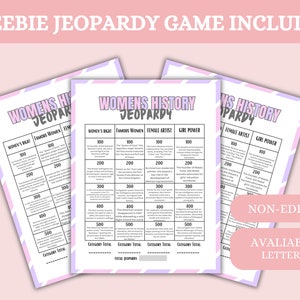 Women's History Month Trivia, Famous Women Trivia, March 8th Trivia ...