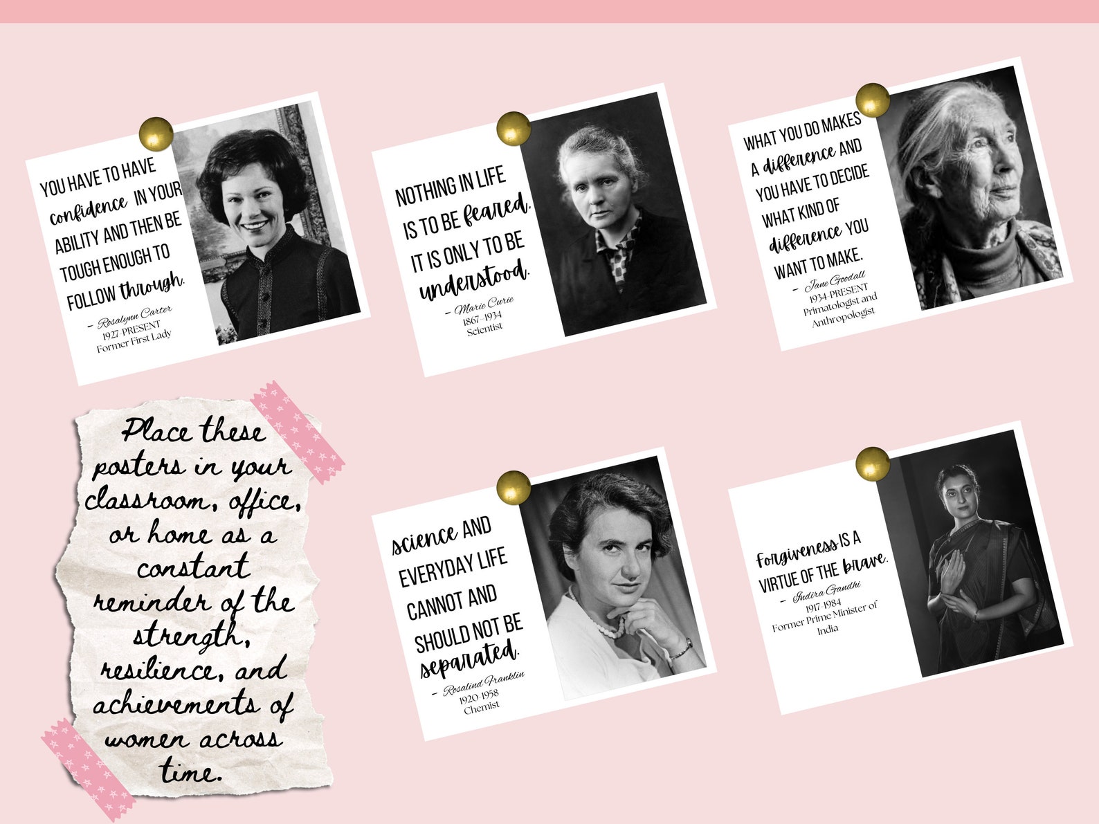 Womens History Month Posters, Bulletin Board, Womens History Month ...