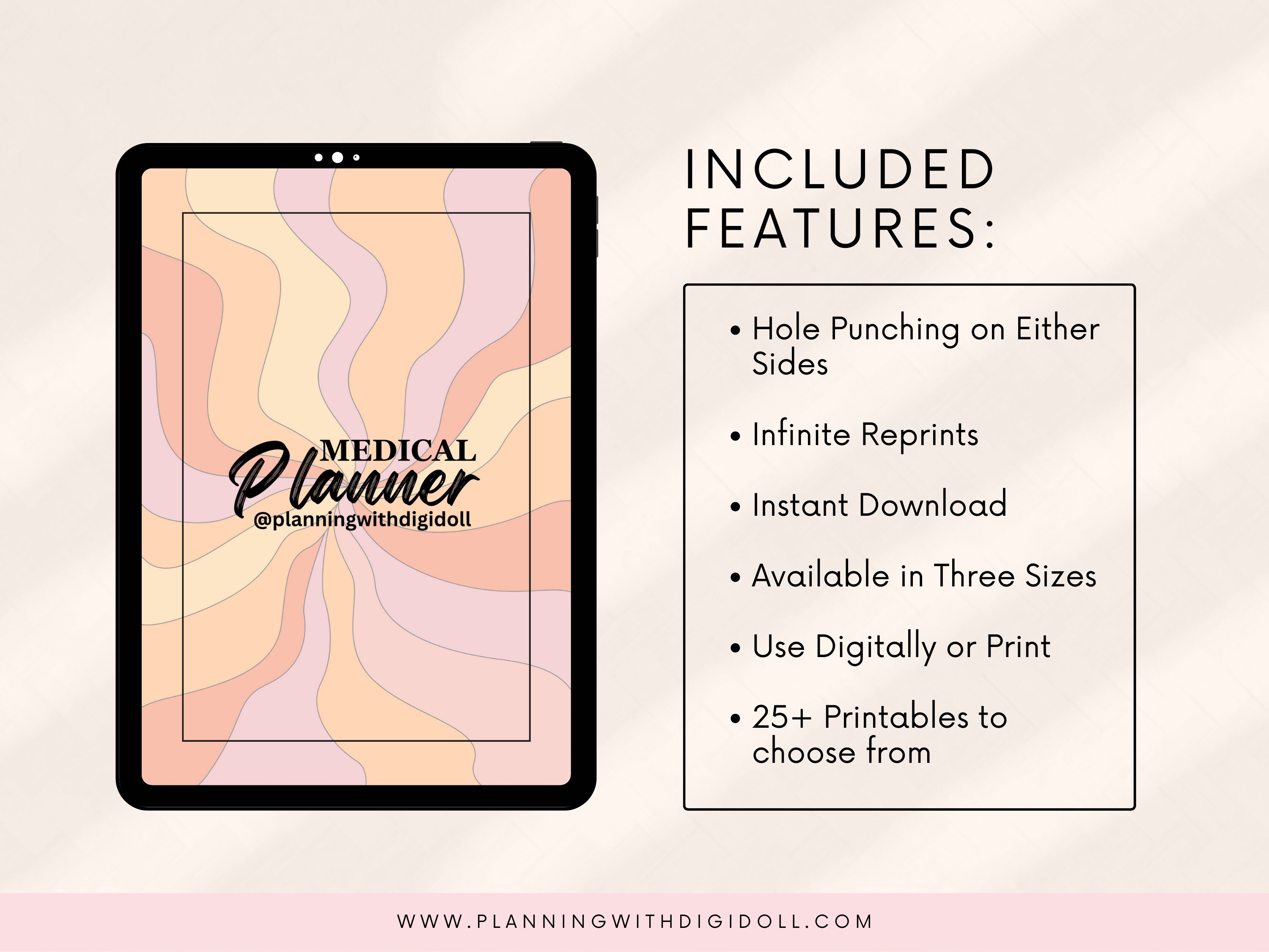 Chronic Illness Health Care Planner, Medical Information Binder ...