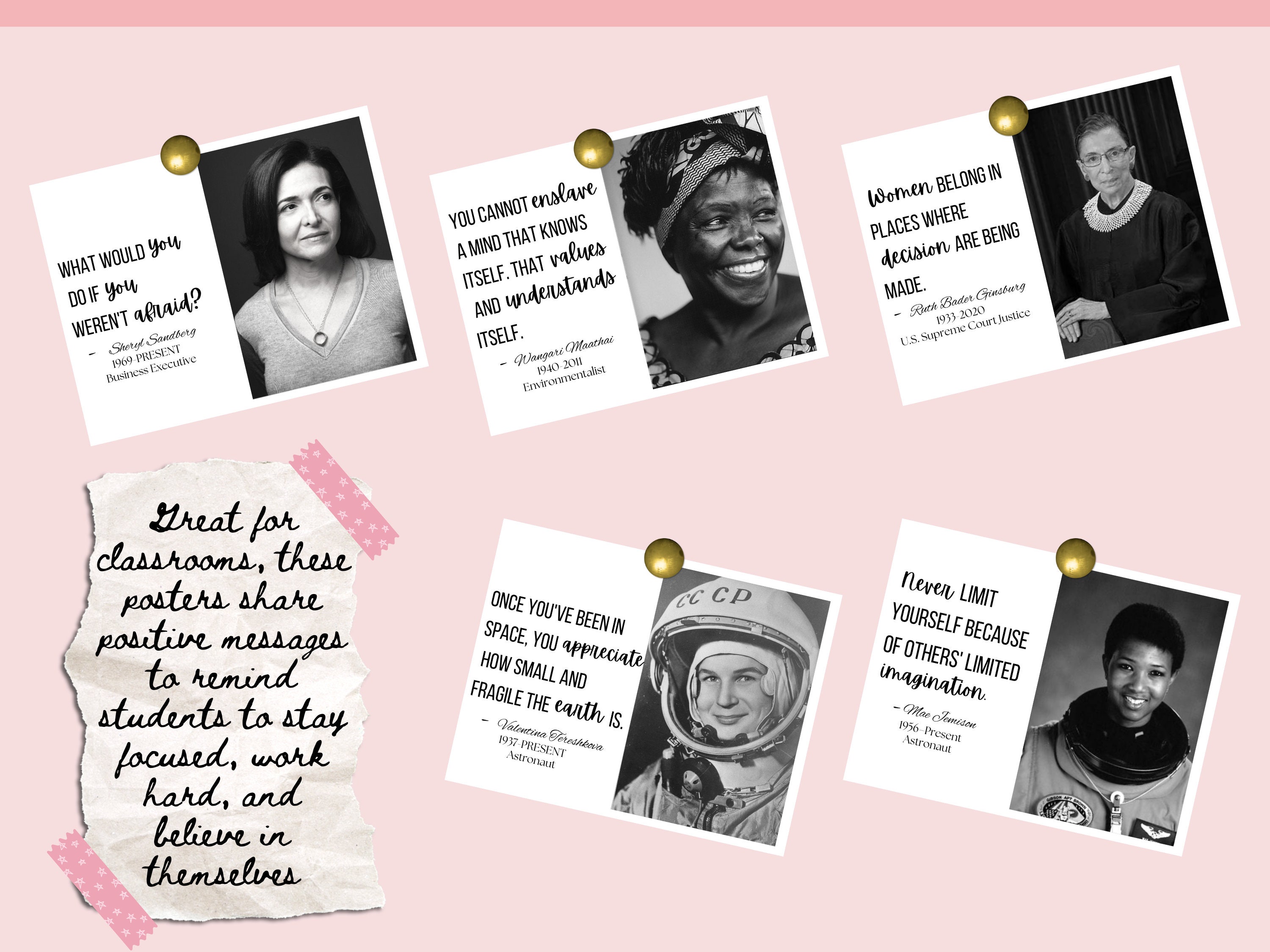 Womens History Month Posters, Bulletin Board, Womens History Month ...