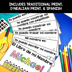 Name Writing Practice Activities for Kindergarten Editable Name Tracing ...