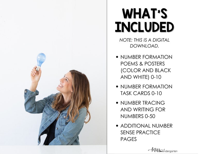 Kindergarten Math Number Sense Printable Activities Writing Numbers 1 ...