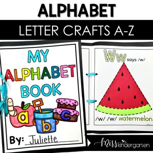 Printable Alphabet Letter Crafts A-Z - Etsy