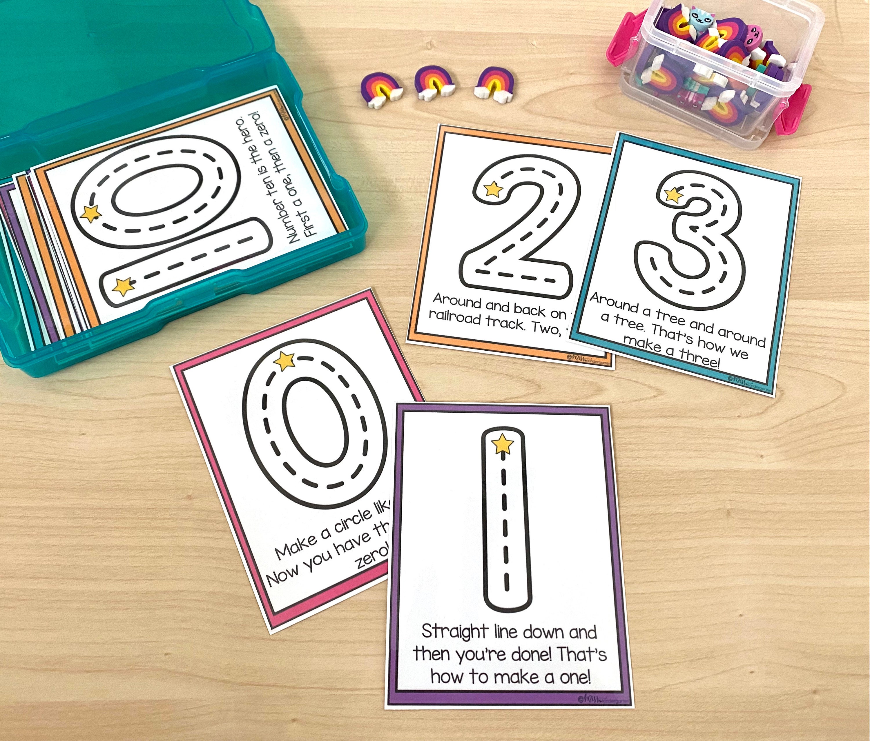 Kindergarten Math Number Sense Printable Activities Number Poems ...