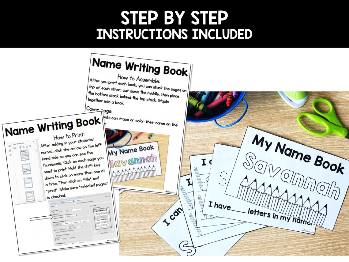 Name Writing Practice Activities for Kindergarten Editable Name Tracing ...