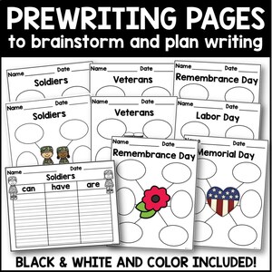 Printable Veterans Day Craft - Etsy