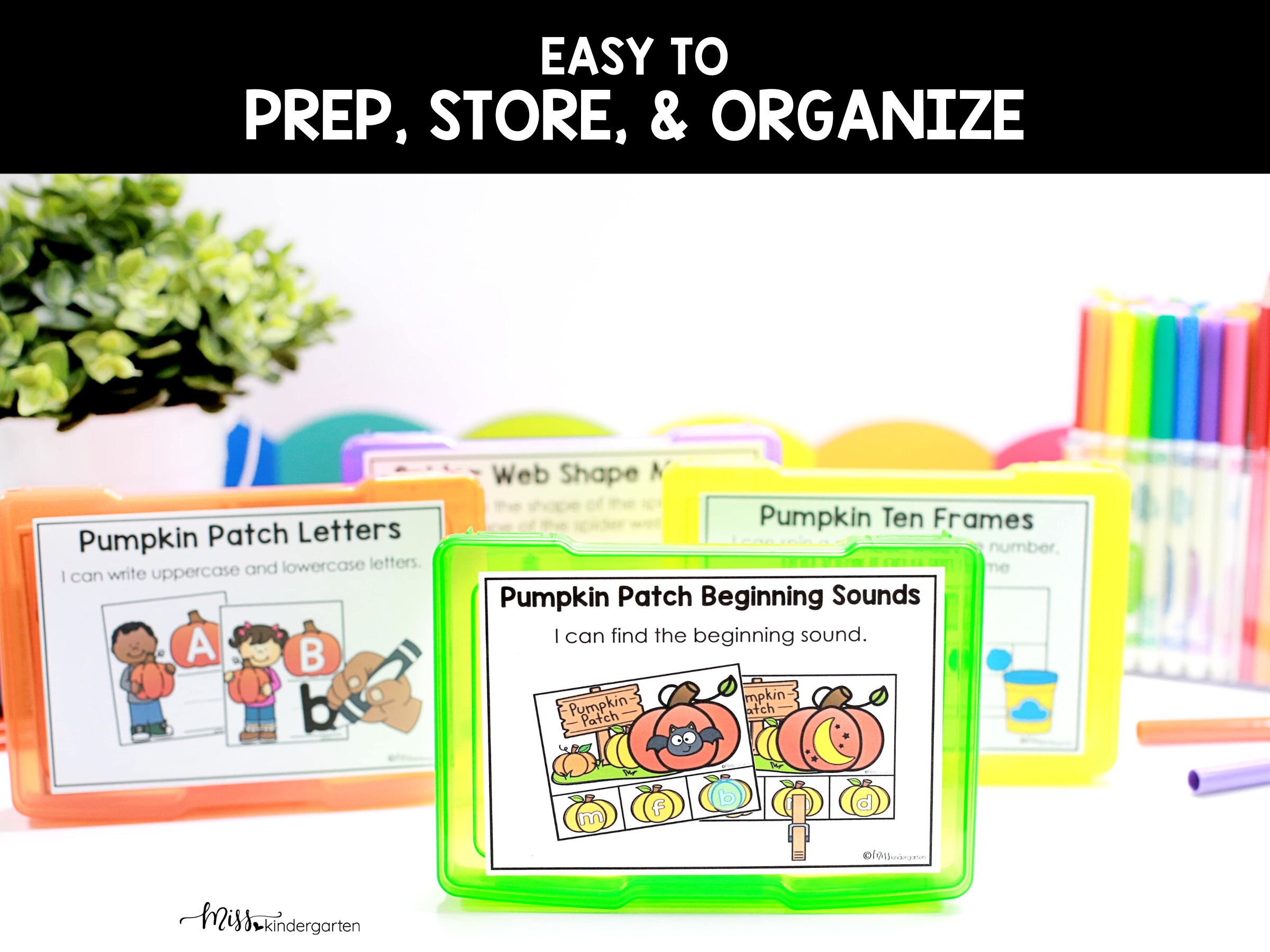 Printable October Low Prep Centers | Kindergarten Activity Centers - Etsy