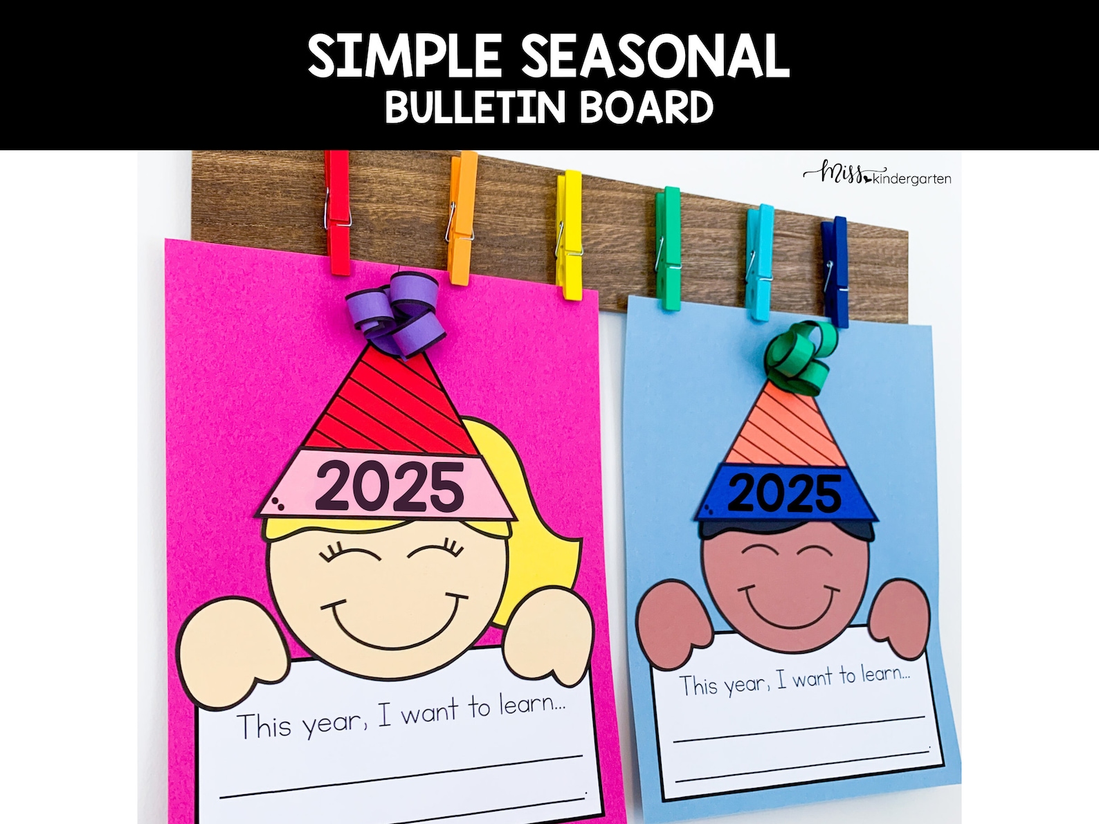 Printable Happy New Year 2025 Goal Setting Craft - Etsy