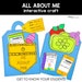 Printable All About Me Backpack Craft - Etsy