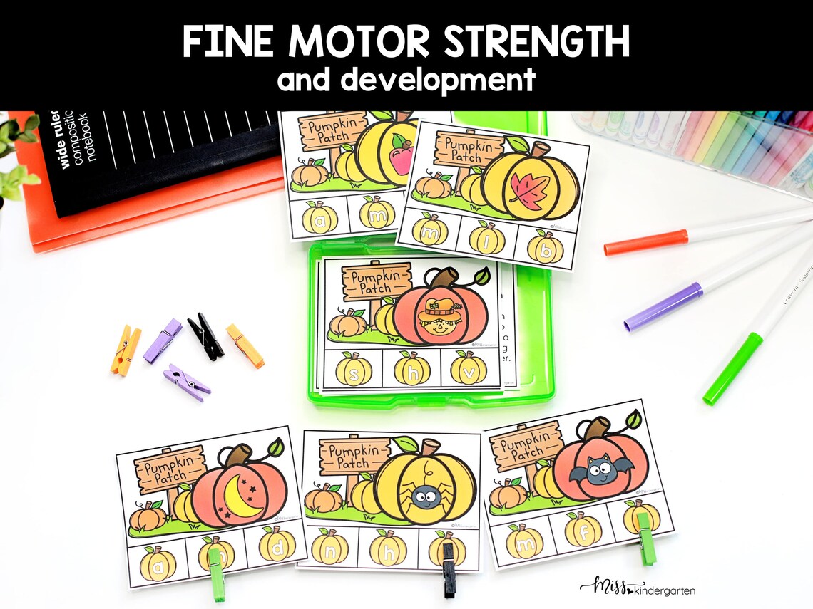 Printable October Low Prep Centers | Kindergarten Activity Centers - Etsy