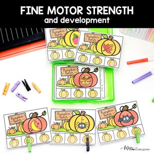 Printable October Low Prep Centers | Kindergarten Activity Centers - Etsy
