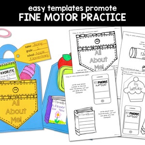 Printable All About Me Backpack Craft - Etsy