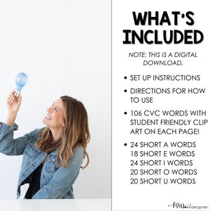 Printable Fine Motor CVC Words Playdough Mats Short Vowel Words - Etsy