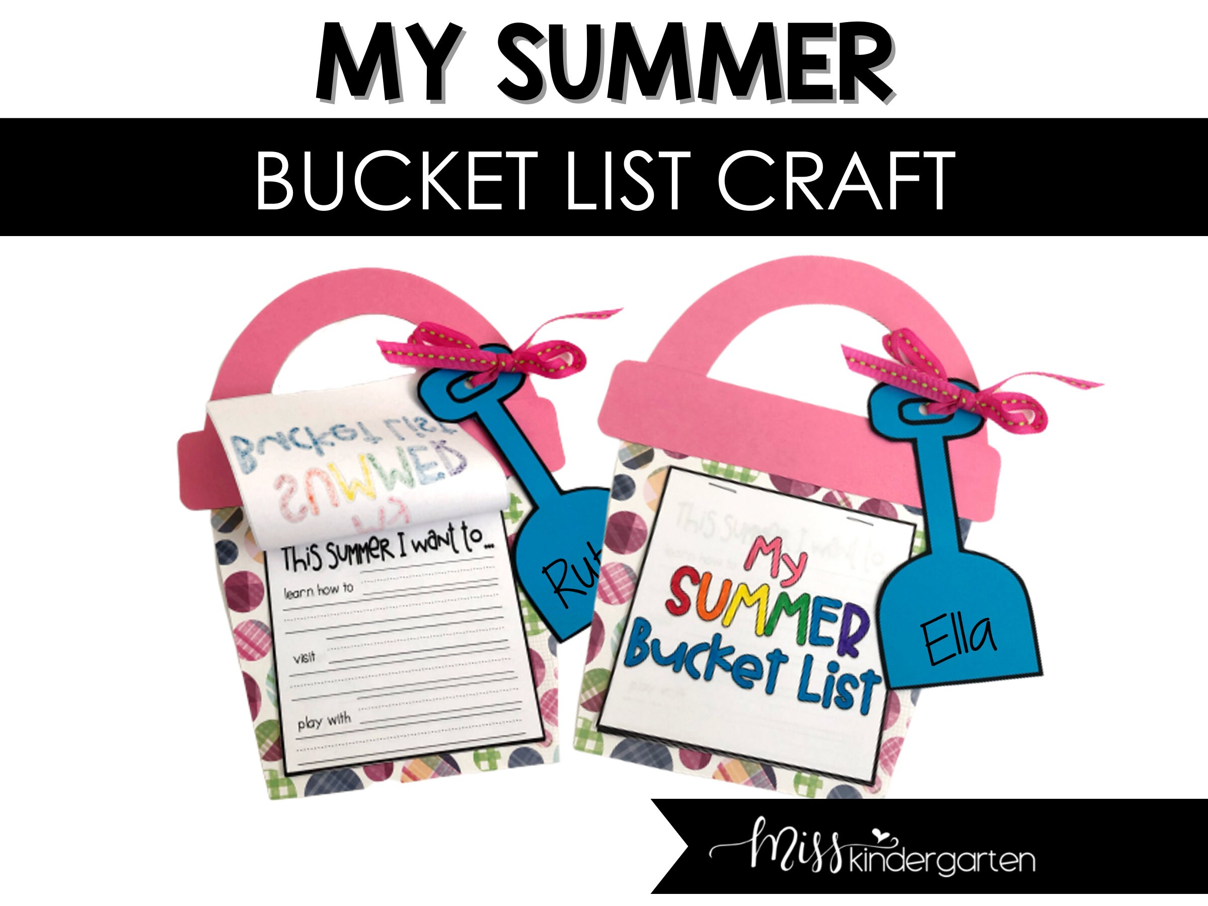 Printable Summer Bucket List Craft Activity Writing Activity - Etsy Canada