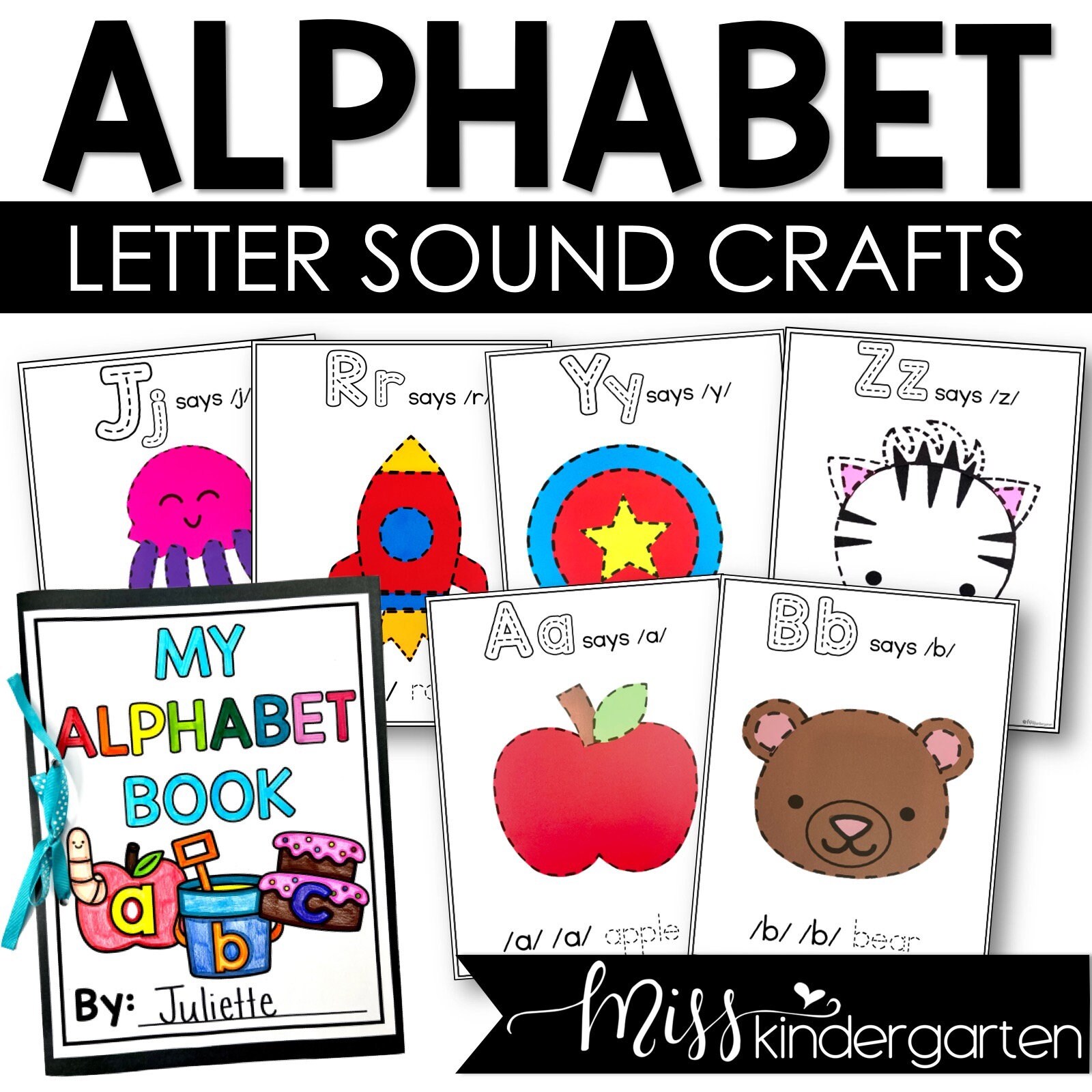 Printable Alphabet Letter Crafts A-Z - Etsy